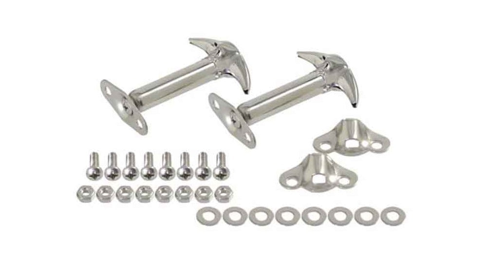 CJ5 CJ7 YJ Hood Catch Hood Latch & Catch Lock Kit For Jeep CJ5, CJ7 ...