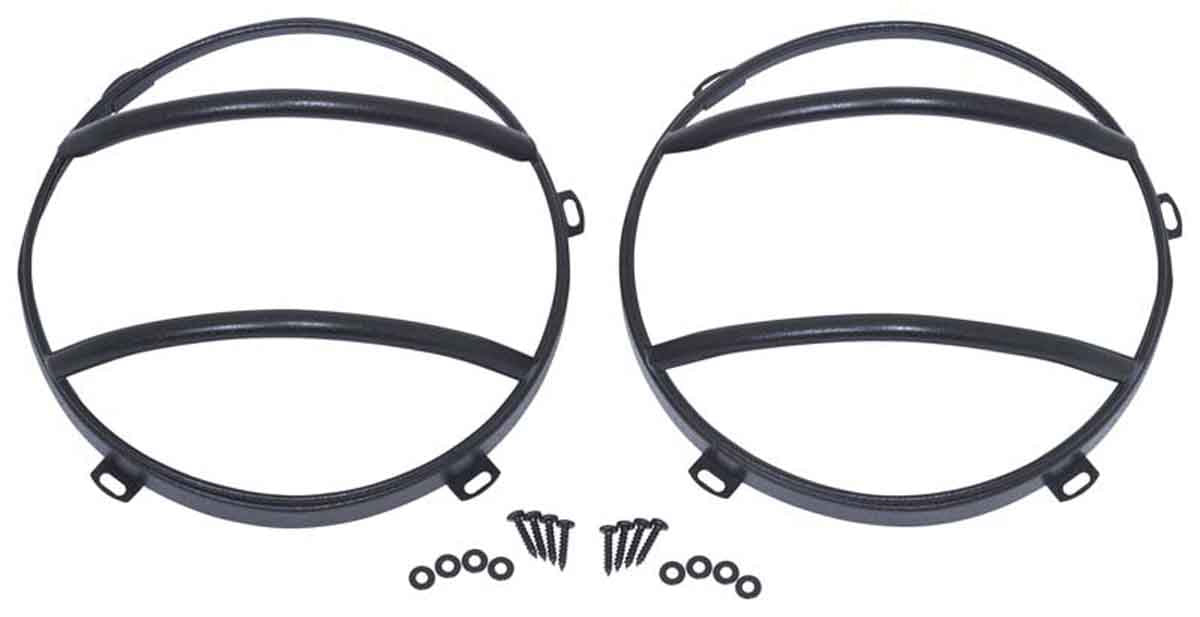 Kentrol Euro Headlight Guards for 2007-2018 Jeep Wrangler 80573 ...